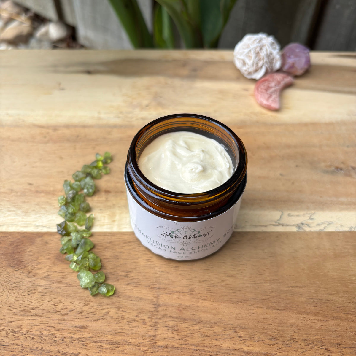 FloraFusion Alchemy Scrub | Vegan Face Exfoliant – Holistic Alchemist